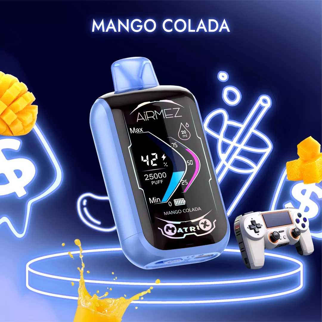 Airmez Matrix 25000 Züge Einweg E Zigarette - Mango Colada - Al Fakher Welt