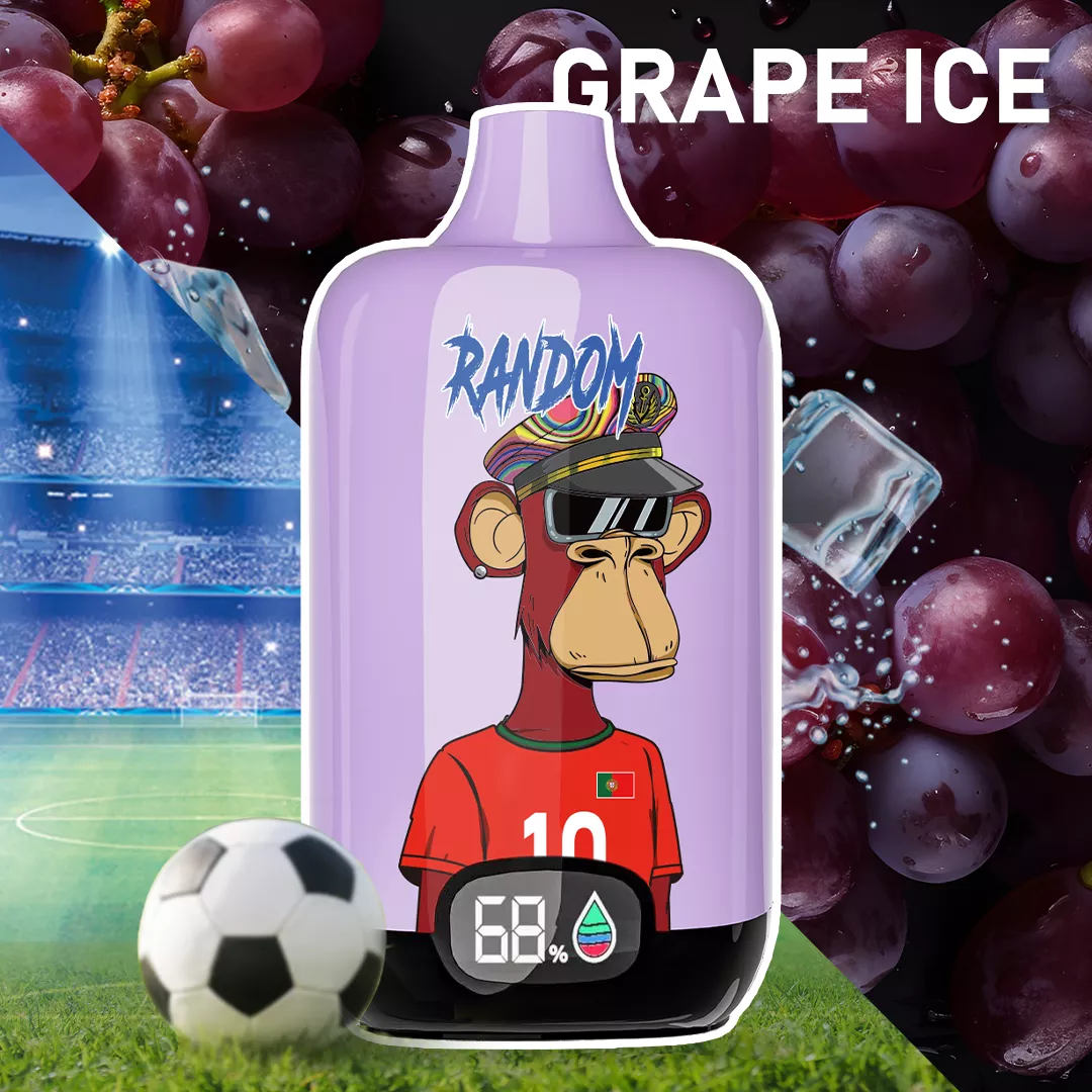 Random Tornado 12000 Züge Einweg E Zigarette - Grape Ice - Al Fakher Welt
