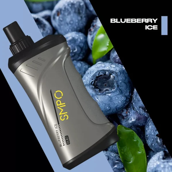 SMPO DL02 10000 Züge Einweg E Zigarette - BLUEBERRY ICE - Al Fakher Welt